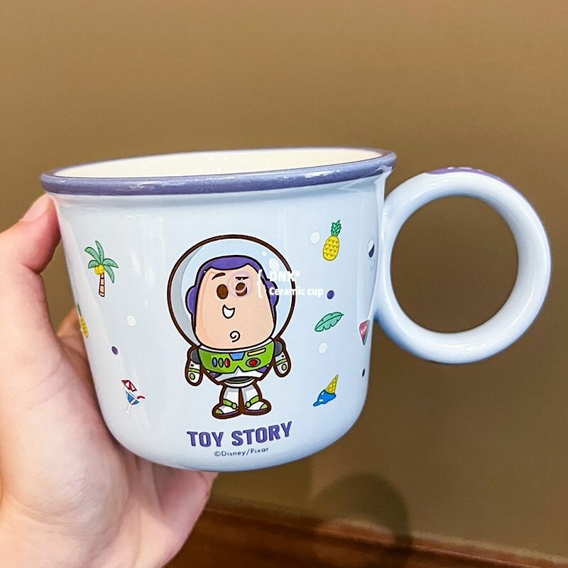 Оригинальная мультяшная милая керамическая кружка «История игрушек» особенно красивая чашка подарок на день рождения сувенир