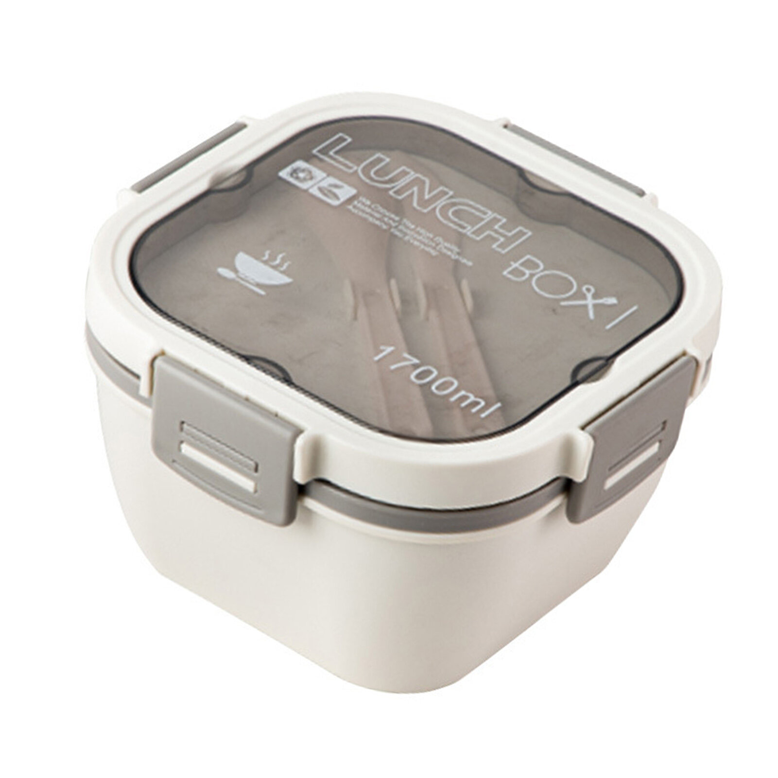 2 слоя пластиковой салат -ланч коробки для микроволновой печи безопасного салата