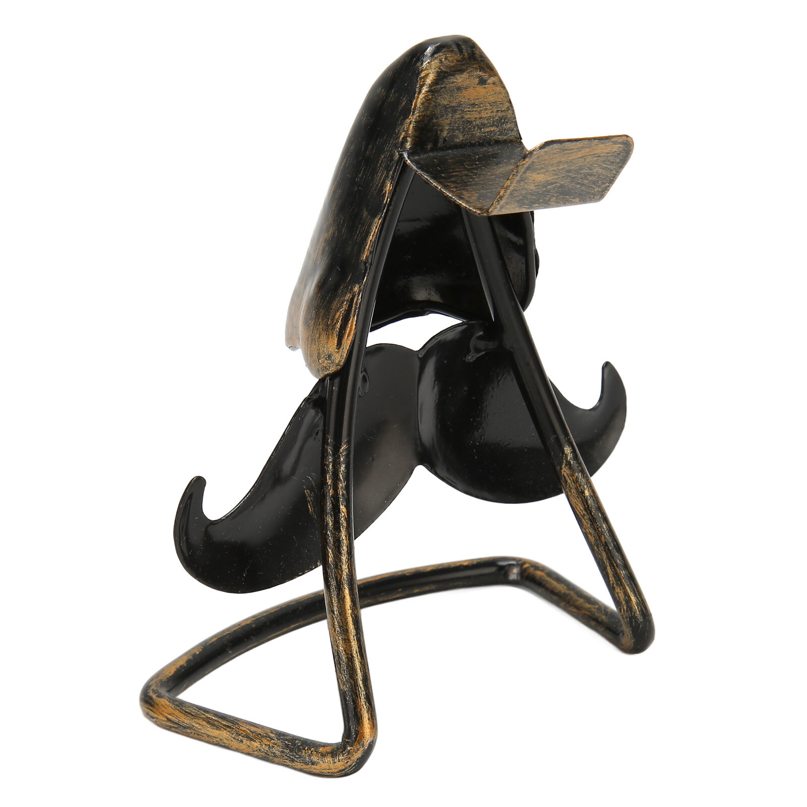 Держатель для очков формы носа из железа, держатель для очков формы носа и усов, подставка для отображения, аксессуар для дома и офиса, материал железо, размер approx. 10.5x9.7x5.4cm / 4.1x3.8x2.1in, количество 1 шт.