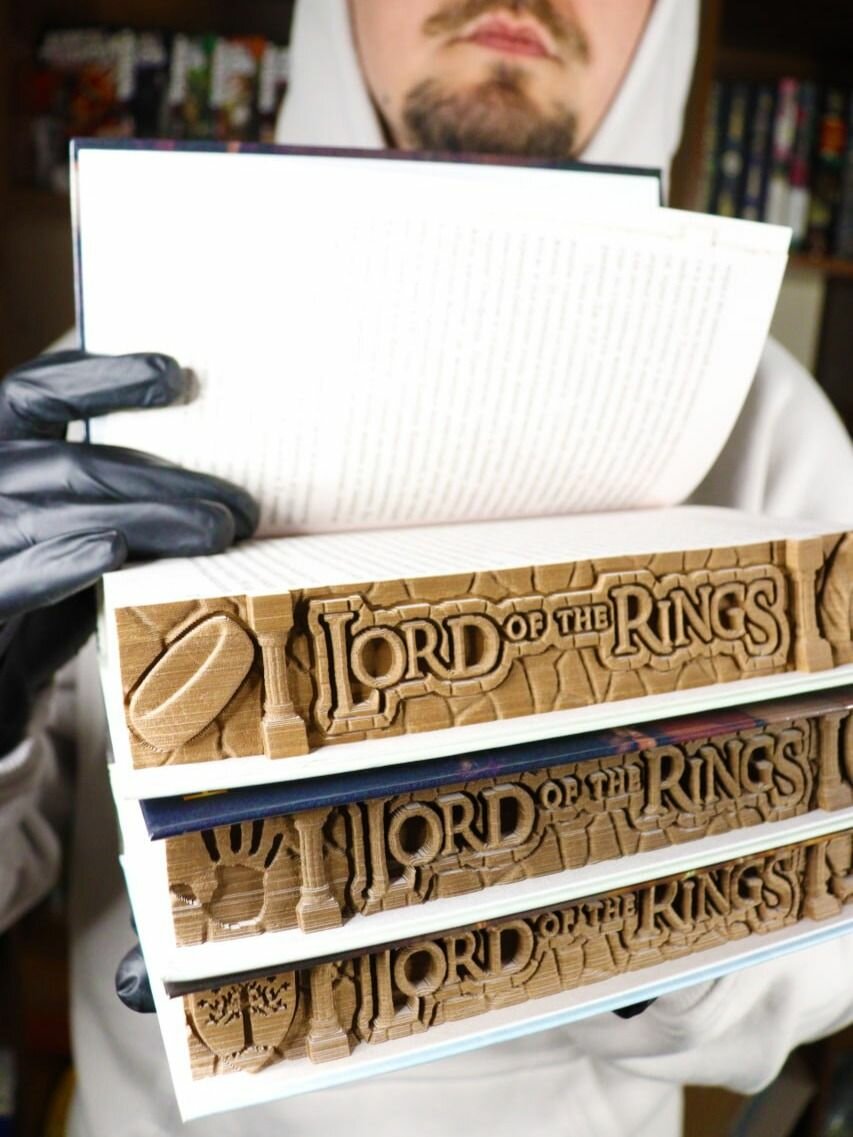 Объемная книга "Властелин Колец" Трилогия Дж. Р. Р. Толкин (Dzenya Sin)