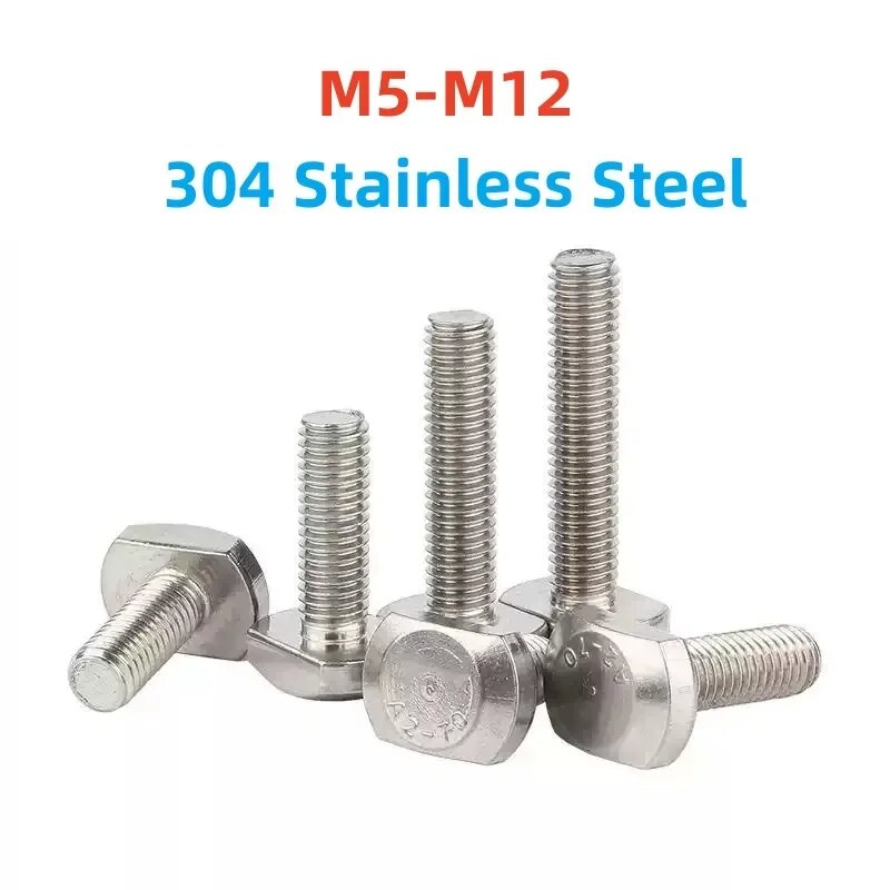 Т-образные болты из нержавеющей стали 304 M5 M6 M8 M10 M12 M5-3pcs, 20 мм