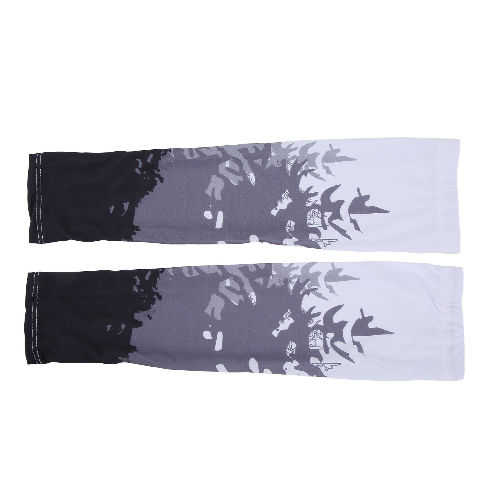 Пара нарукавников из ледяного шелка с защитой от УФ-излучения, тонкие, дышащие, охлаждающие, для летних спортивных мероприятий, размер XL, черные.