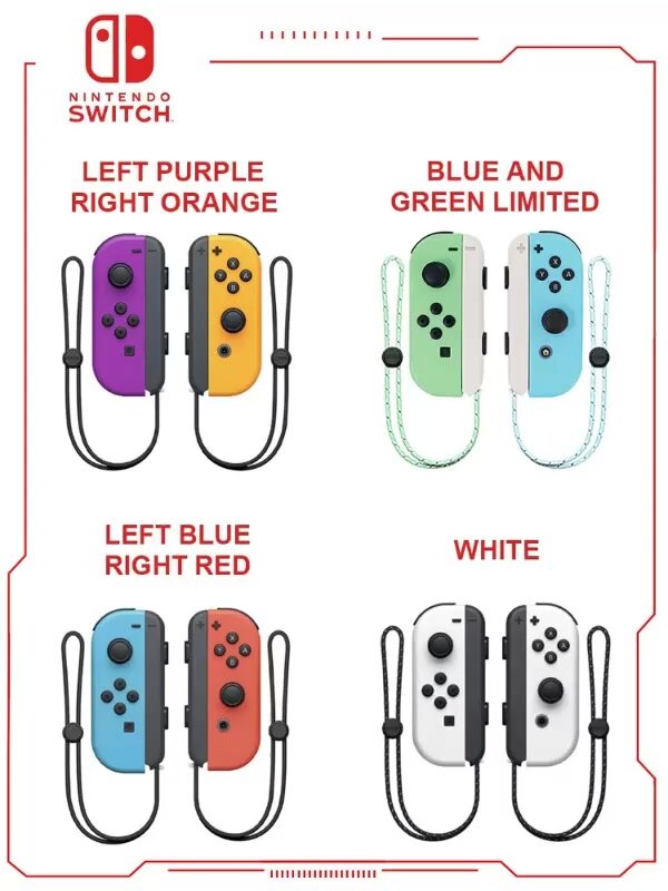Контроллера Joy-Con для консоли Nintendo Switch, Геймпад Bluetooth, — фото 1