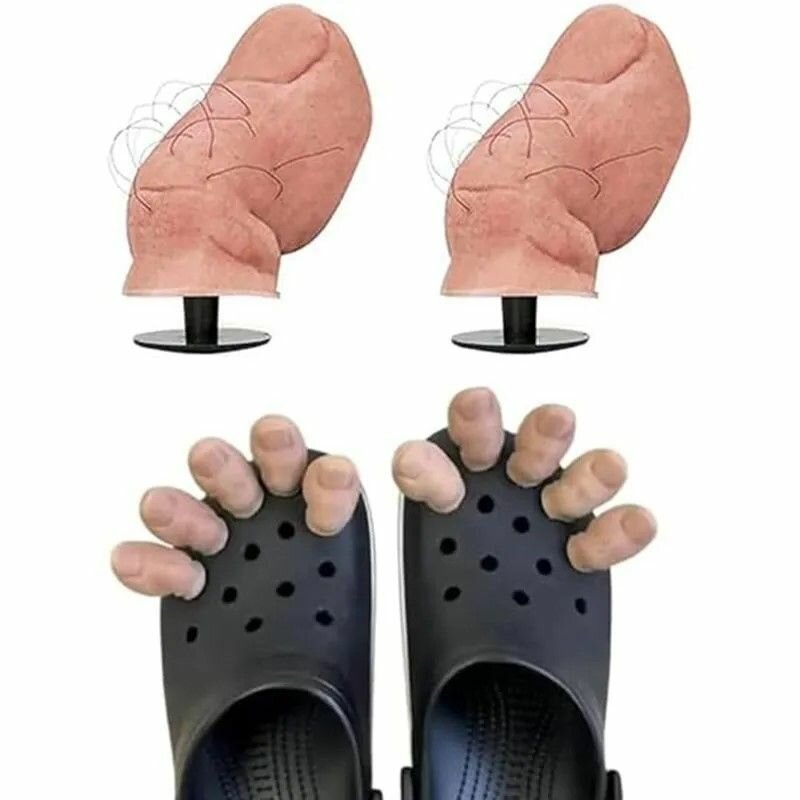 2 шт. 3D подвесками для кроксов на пальцы ног for Crocs DIY Украшение для обуви