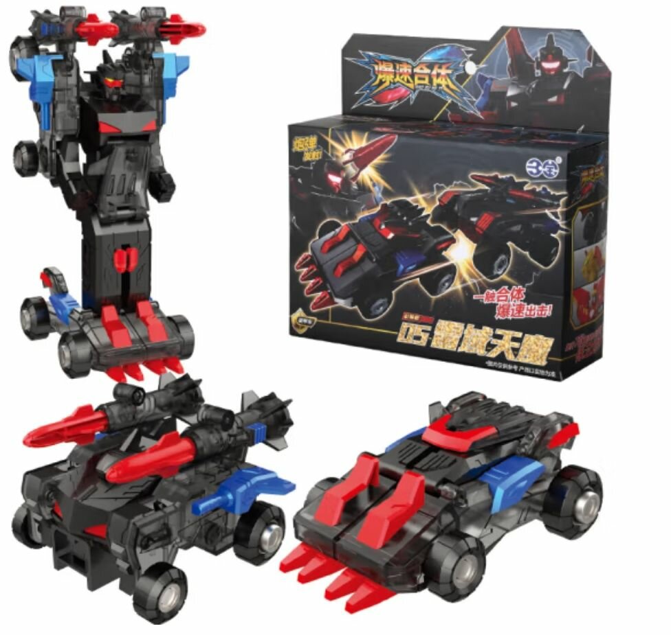 Трансформер Вездеход 5 в 1 для мальчиков – развивающий набор роботов-машин с легкой трансформацией и ярким дизайном