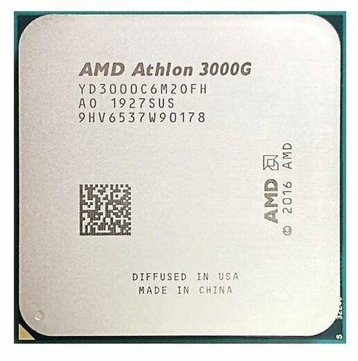 Процессор для персонально компьютера AMD Athlon 3 3000G OEM YD3000C6M2OFH
