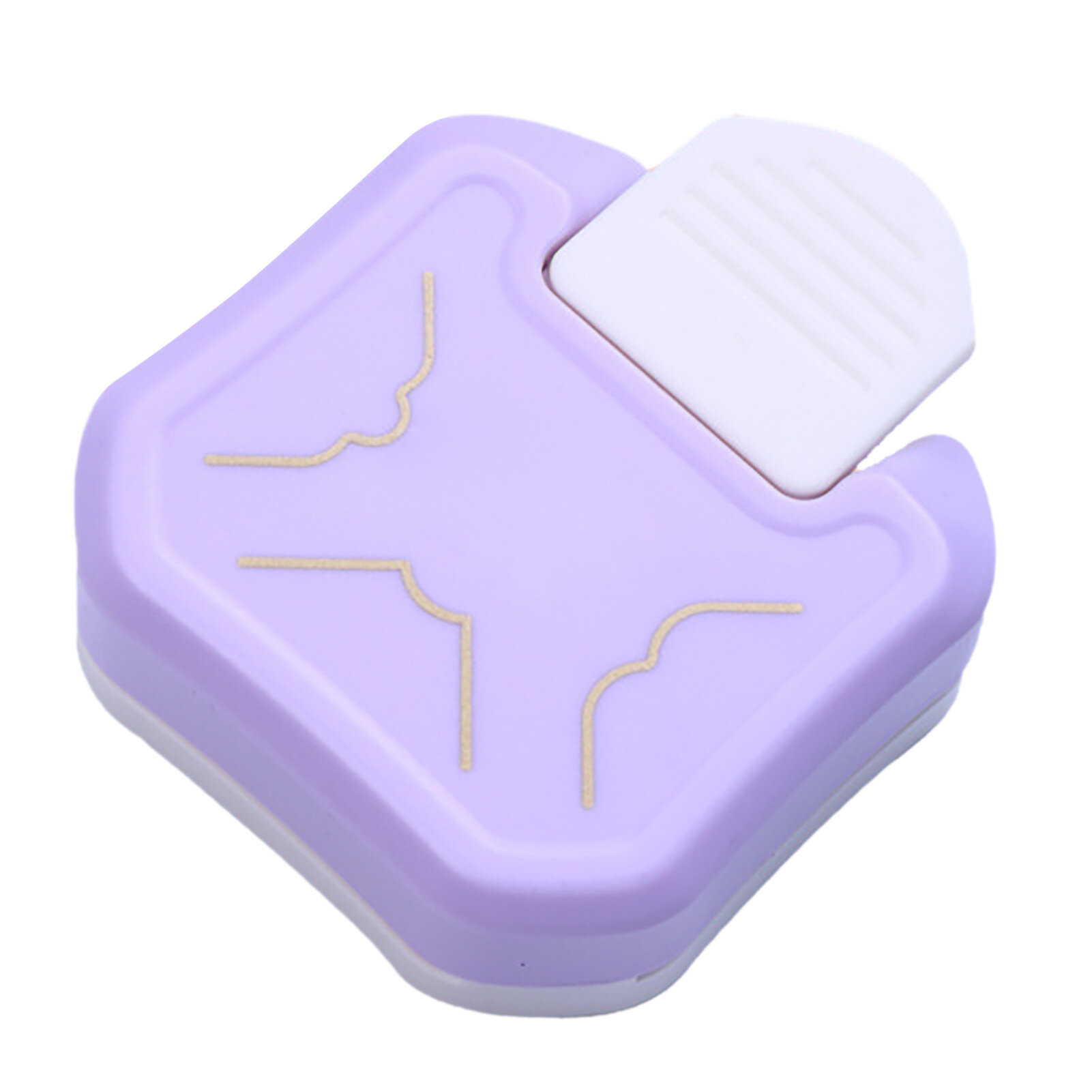 Универсальный дырокол для бумаги 3 в 1, с возможностью установки под разными углами, ручной, для самостоятельного изготовления отверстий, фиолетовый.