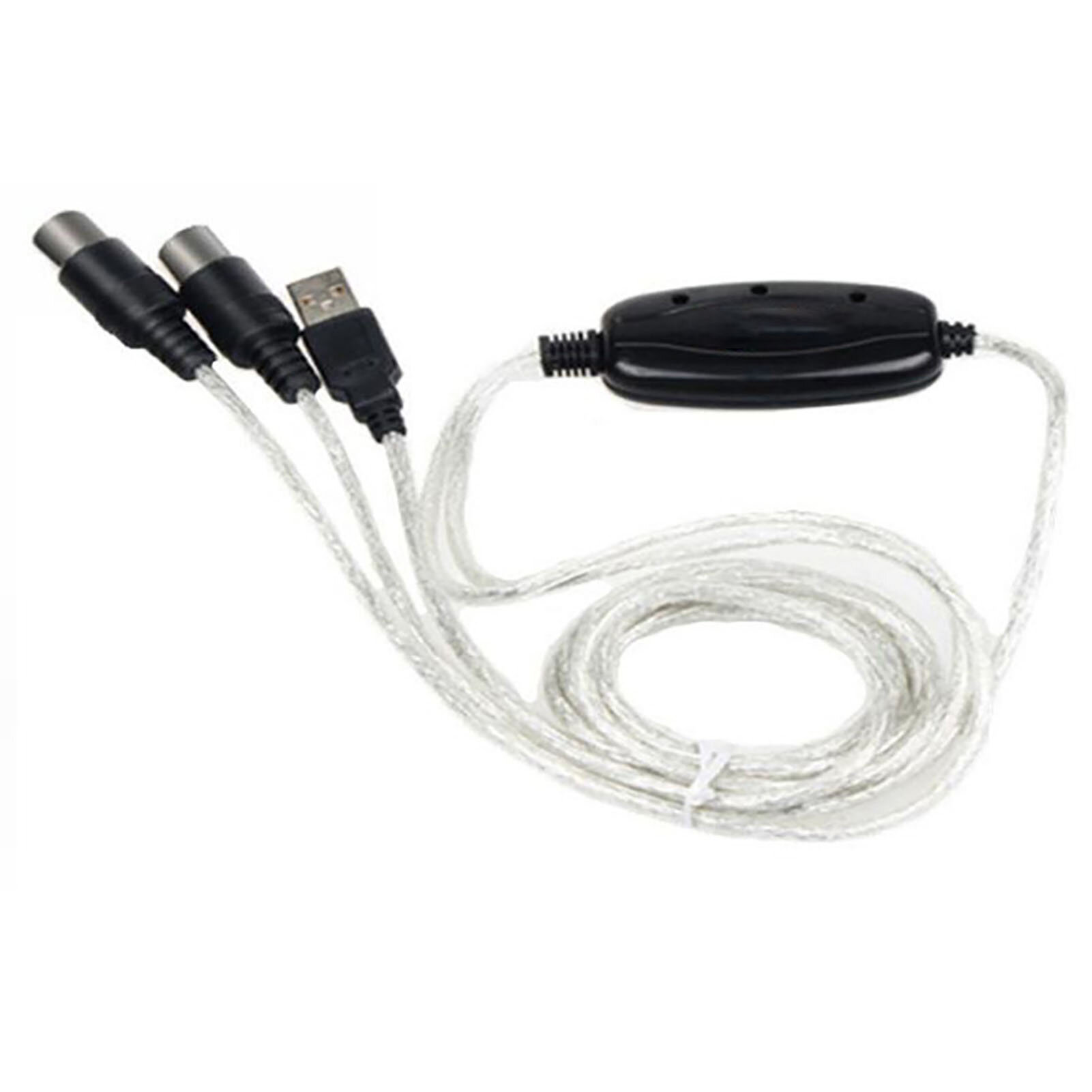 Кабель-адаптер MIDI-USB для электронного пианино Практичный и надежный кабель-конвертер MIDI-USB