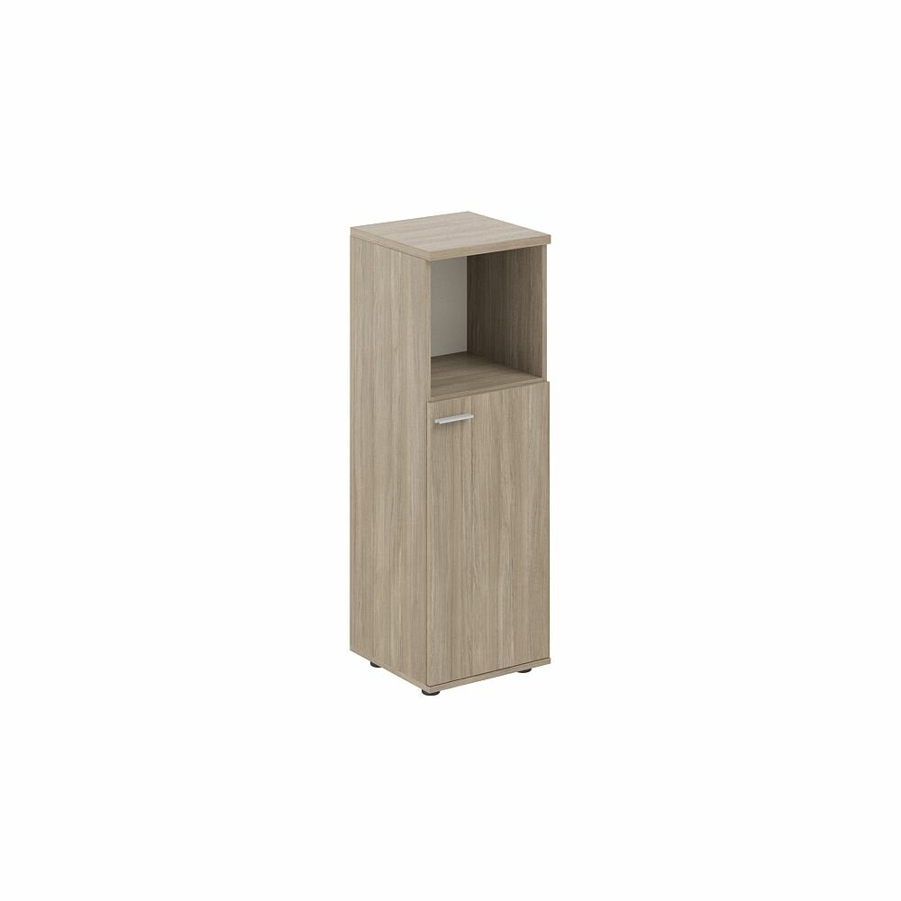 Шкаф средний с нишей Norden SG.844 правый корпус: дуб темный; фасад: дуб темный