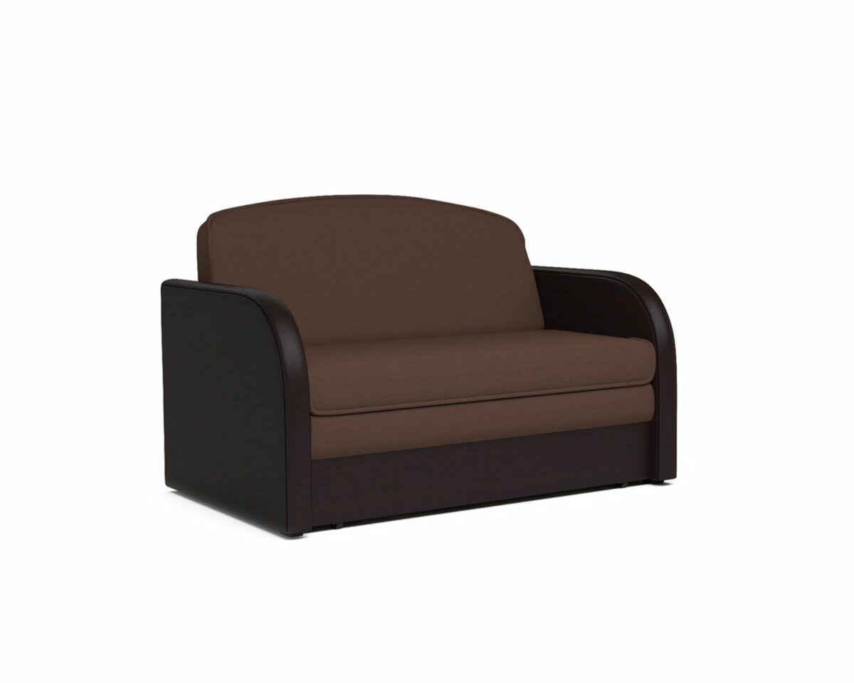 Диван Mebel-ars Малютка ткань+экокожа Рогожка Шоколад Размеры: Высота 920мм Глубина 800мм Ширина 1320мм