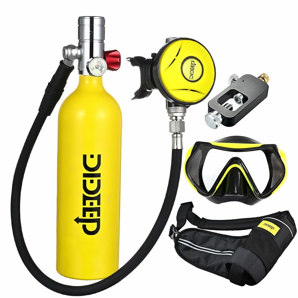 DIDEEP X4000Pro Подводный Дыхательный Аппарат 1л Портативный Кислородный Баллон Для Дайвинга