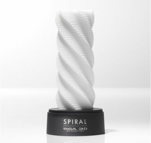 Мастурбатор "Tenga 3D Spiral", многоразовый, с рельефной структурой