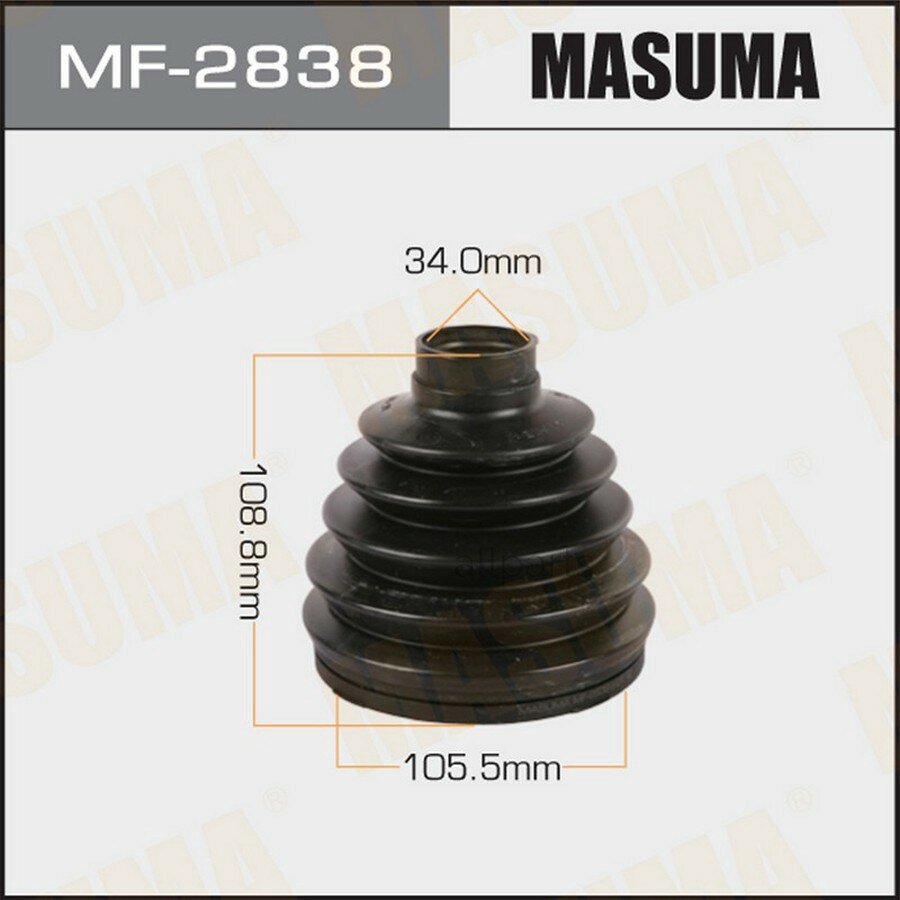 MASUMA MF-2838 Пыльник шруса (пластик) + спецхомут