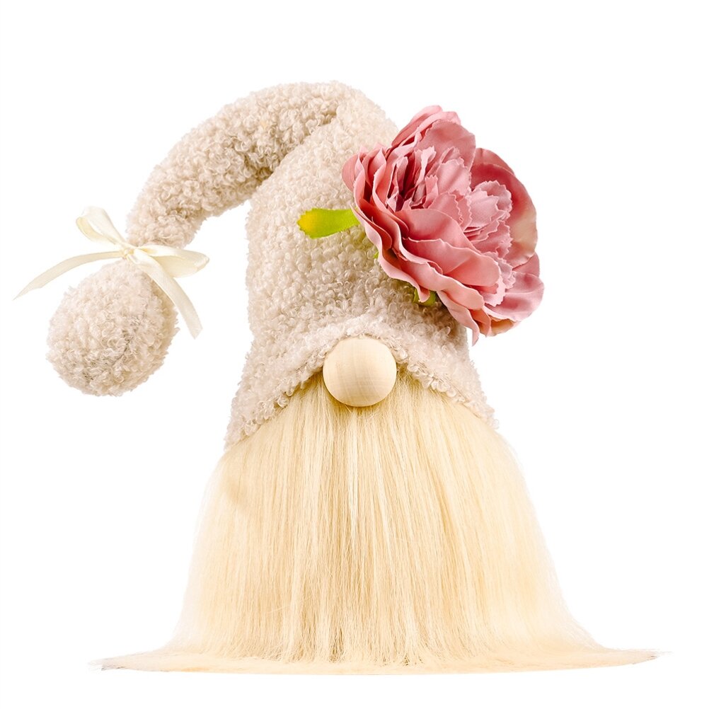 Плюшевый гном/эльф на День матери: безликая кукла, многоуровневый поднос, декор для фермерского дома, подарок.