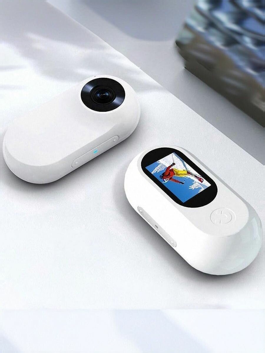 Мини экшн-камера Mini DV 1080p, белая