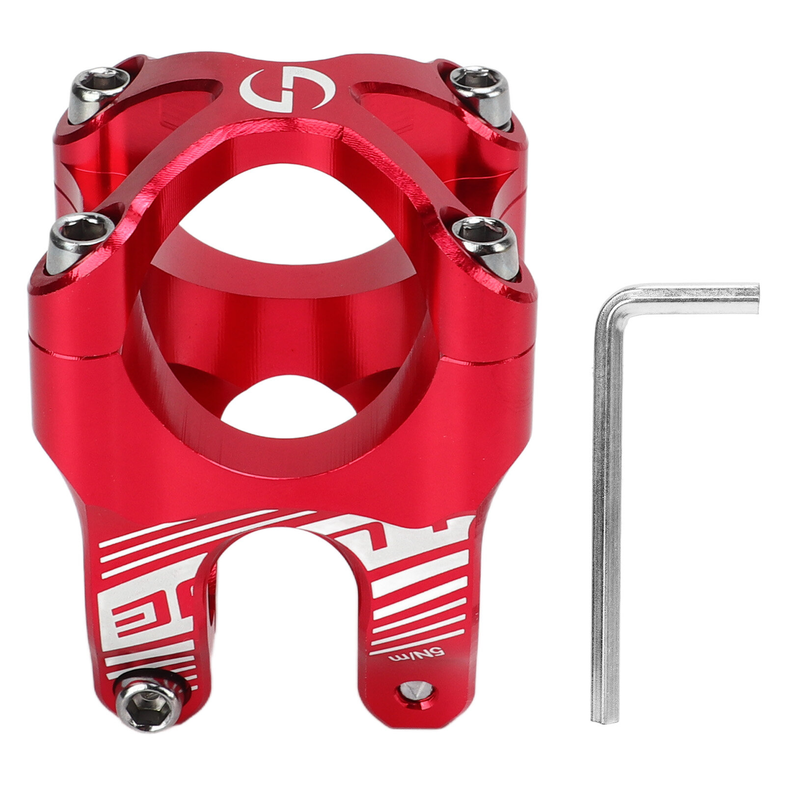 Вынос велосипеда 35 мм, легкий высокопрочный руль из алюминиевого сплава с ЧПУ, короткий вынос для шоссейных горных велосипедов, красный