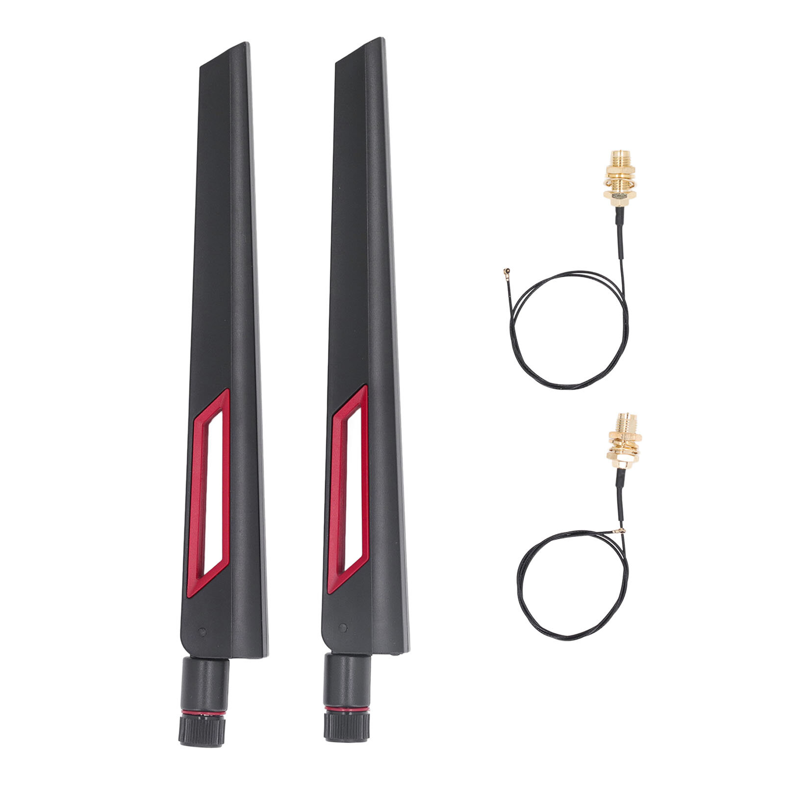Антенны с высоким коэффициентом усиления 12 дБ, двухдиапазонные антенны 2.4/5G с комплектом удлинительного кабеля IPEX4 для карты WLAN NGFF M.2