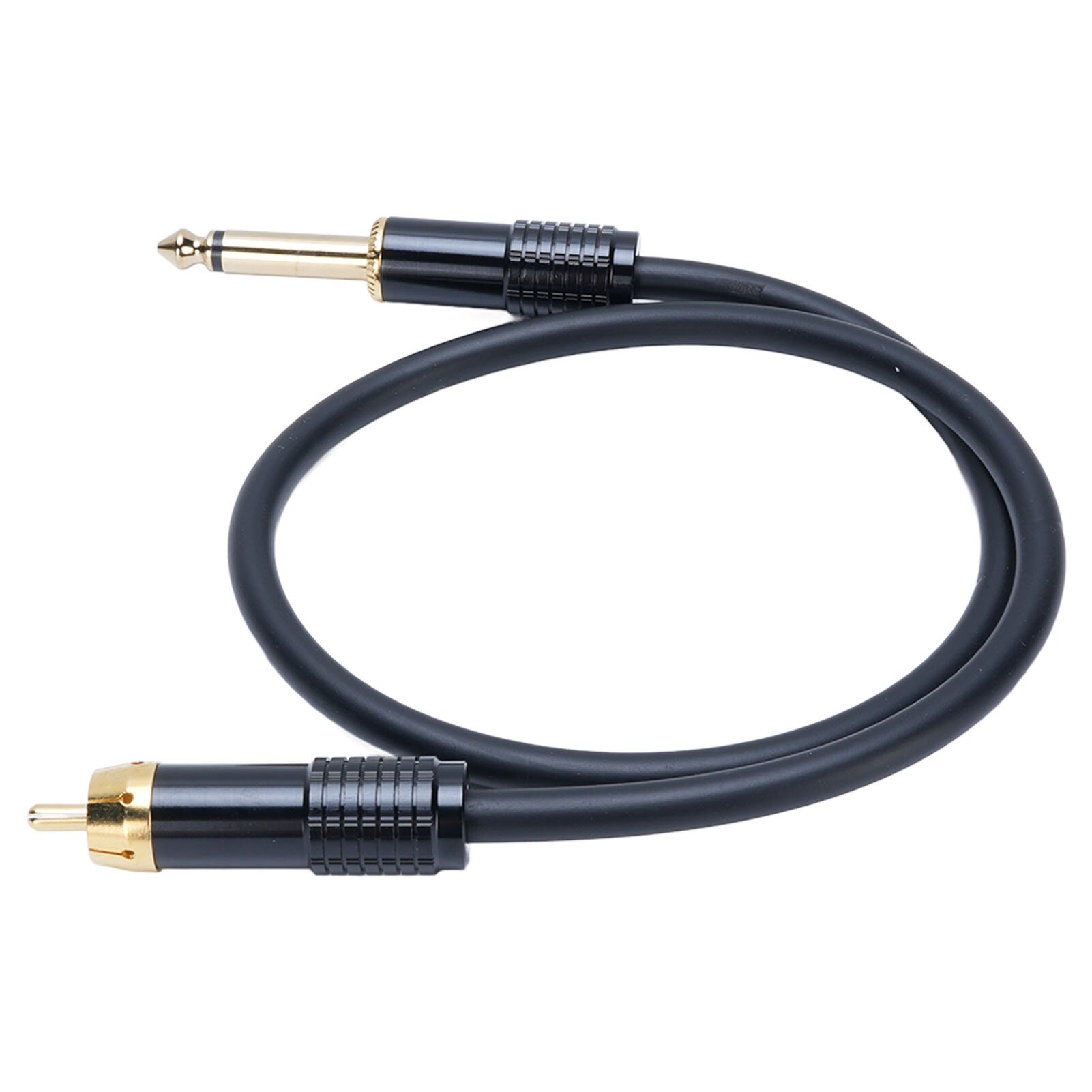 AV до 1/4 дюйма звукового кабеля 6,35 мм от моно -мужского до AV -самец Саундж -адаптер четверть дюйма для усилителя громкоговорителя с микшером