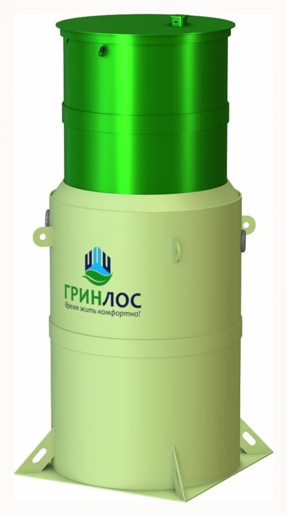 Септик для дома Гринлос Аэро Лайт 9 Миди (2 м3/сут, самотечный, на 9 человек)