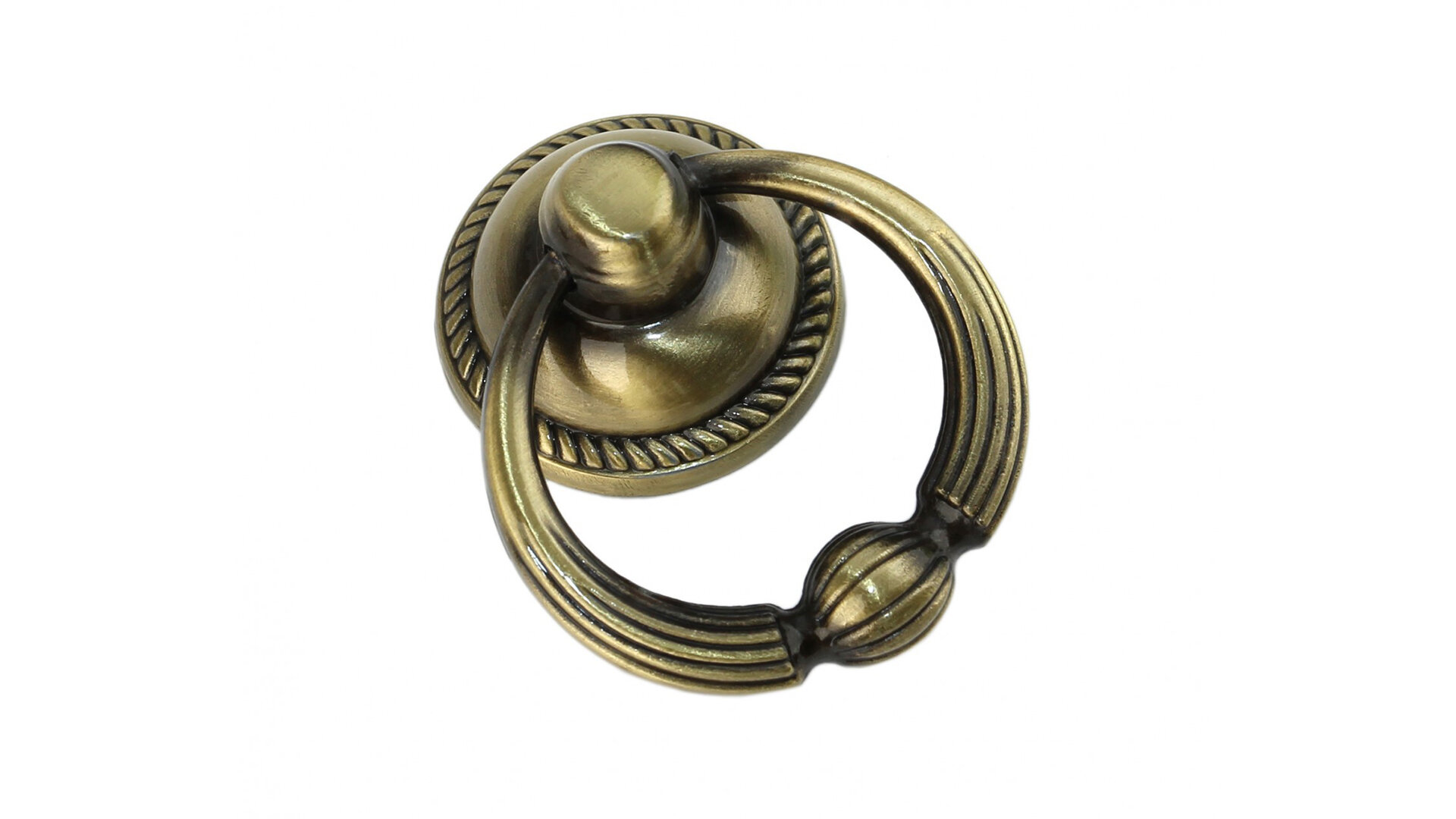 Мебельная ручка RC034AB.3, старинная латунь