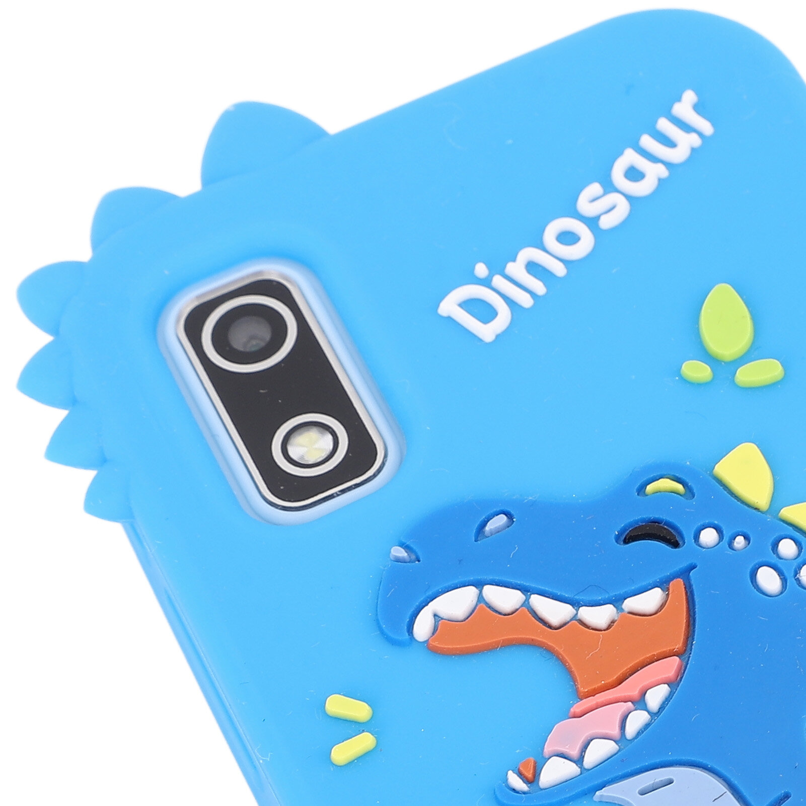 Цифровая камера 1080P 48MP с 2,8-дюймовым IPS-экраном, маленькая портативная цифровая видеокамера для мальчиков и девочек в возрасте от 3 до 12 лет, подарок на день рождения, цвет «динозавр», синий