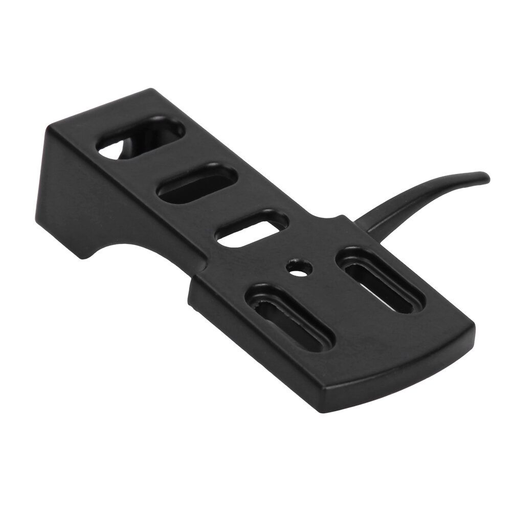 Головка проигрывателя виниловых пластинок из алюминиевого сплава для звукоснимателей, аксессуаров для проигрывателей виниловых пластинок, прочная и лёгкая конструкция, чёрного цвета