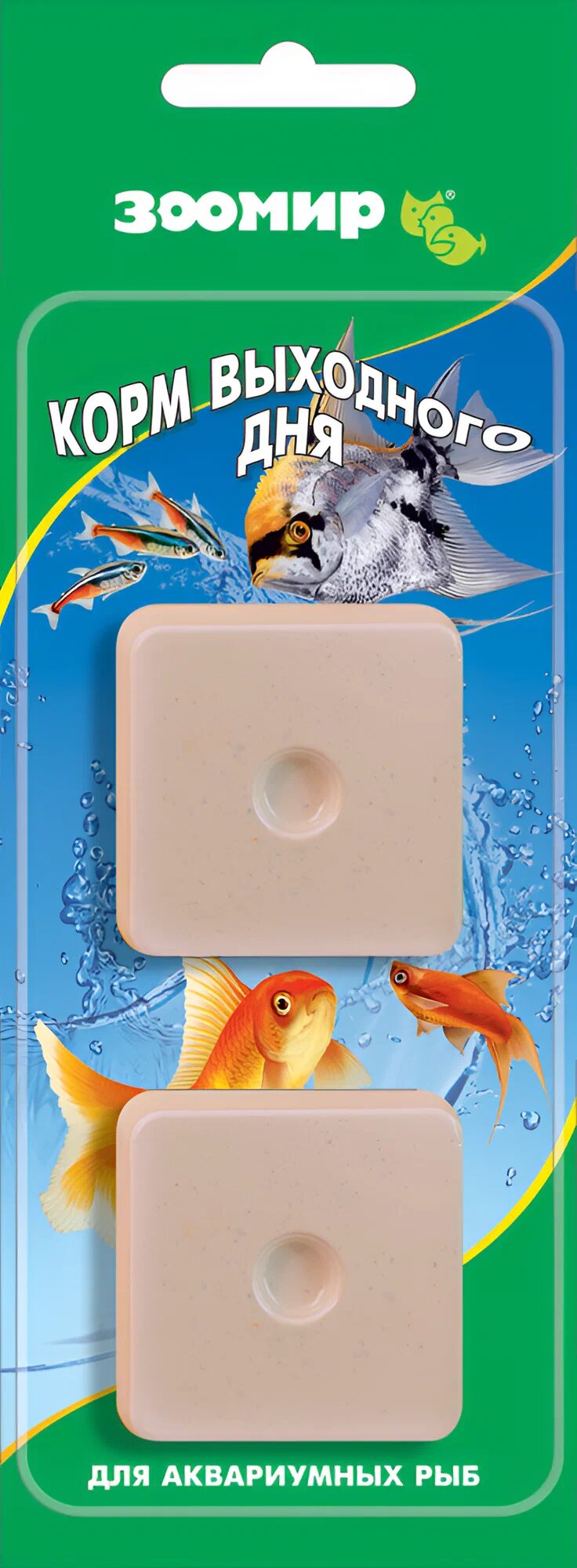 Корм для рыб Зоомир, "Корм выходного дня", для всех видов рыб, сухой, 40г, 1 уп