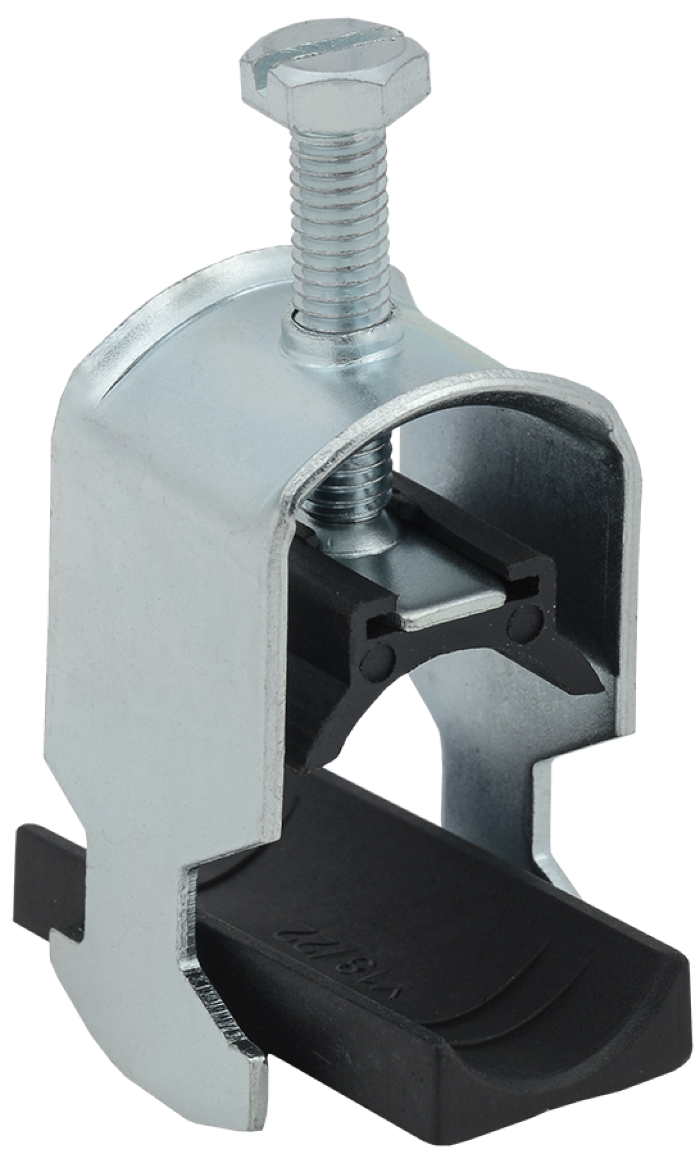 Зажим для кабеля IEK / ИЭК для С-профиля, из прочной оцинкованной стали, диаметр проводника 18-22мм, 1шт. / электрика