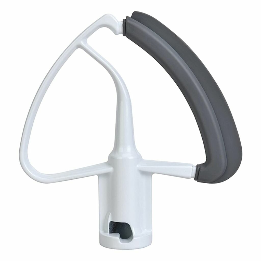 Нержавеющая плоская насадка для взбивания, наклонная подставка, насадки для миксера, гибкий силиконовый скребок для чаши для 4,5-5QT K45 K45SS KSM8 KSM90 KSM95