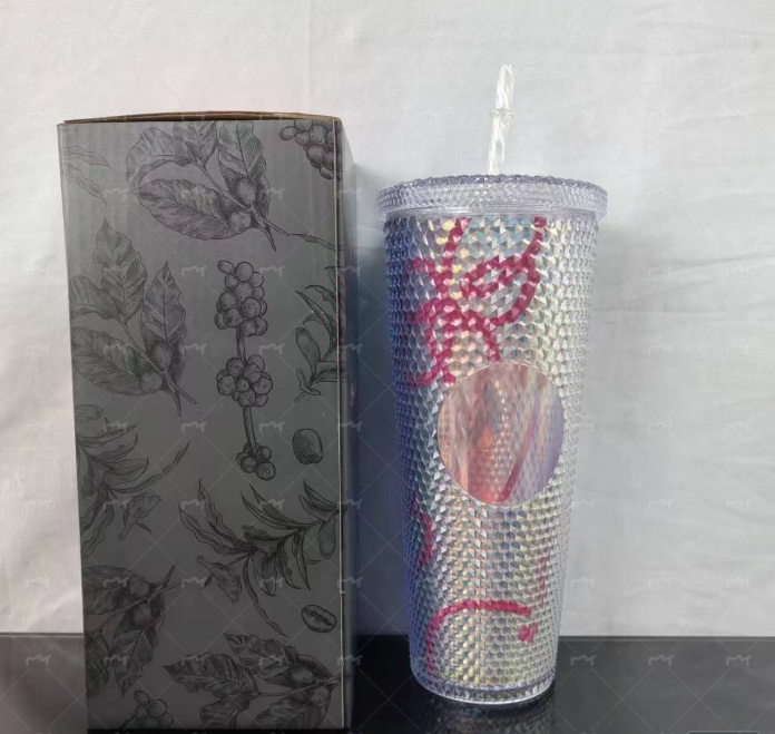 Стакан Starbucks Limited Edition с трубочкой, прозрачный, 710 мл