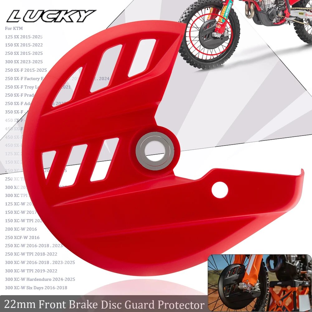 Защита тормозного диска 22 мм Red для KTM SX SXF XC XCF