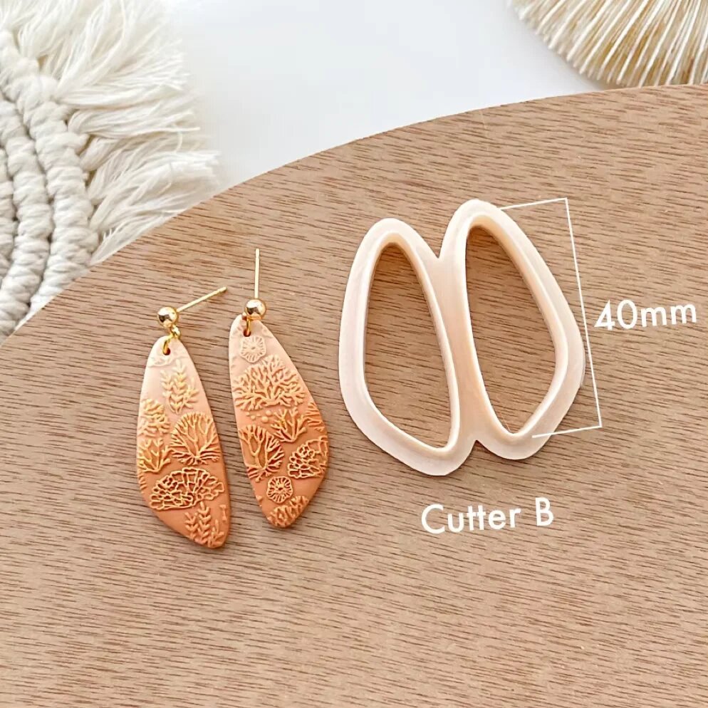 Фрезы для полимерной глины BASIC | Фрезы для глины | Резаки для глиняных сережек | Резак для полимерной глины для изготовления ювелирных изделий | Набор резаков для глины