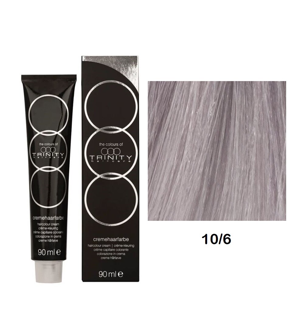 Trinity COT Тринити Стойкая краска с кератином 90 мл - COT 10/6 perlblond violett Перламутровый блонд фиолетовый