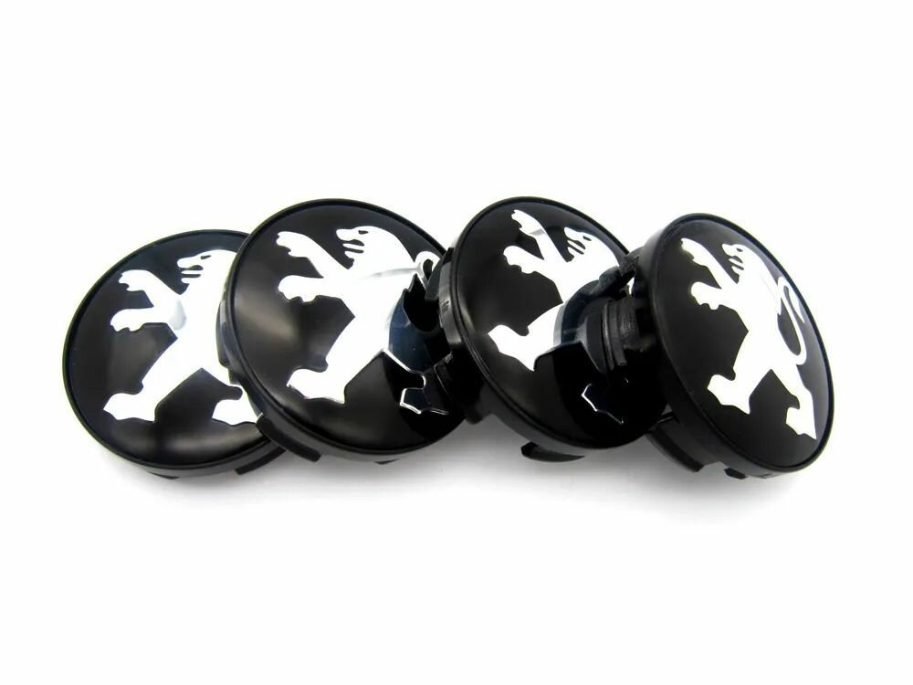 Колпачки заглушки на литые диски СКАД Пежо 56/51/12 мм, 4 шт.