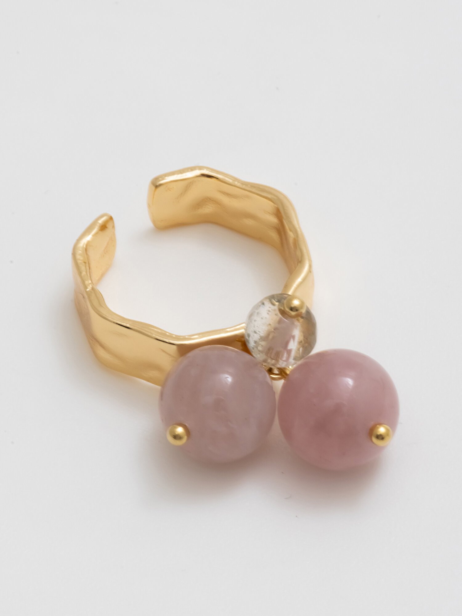 Кольцо-кулон, кварц