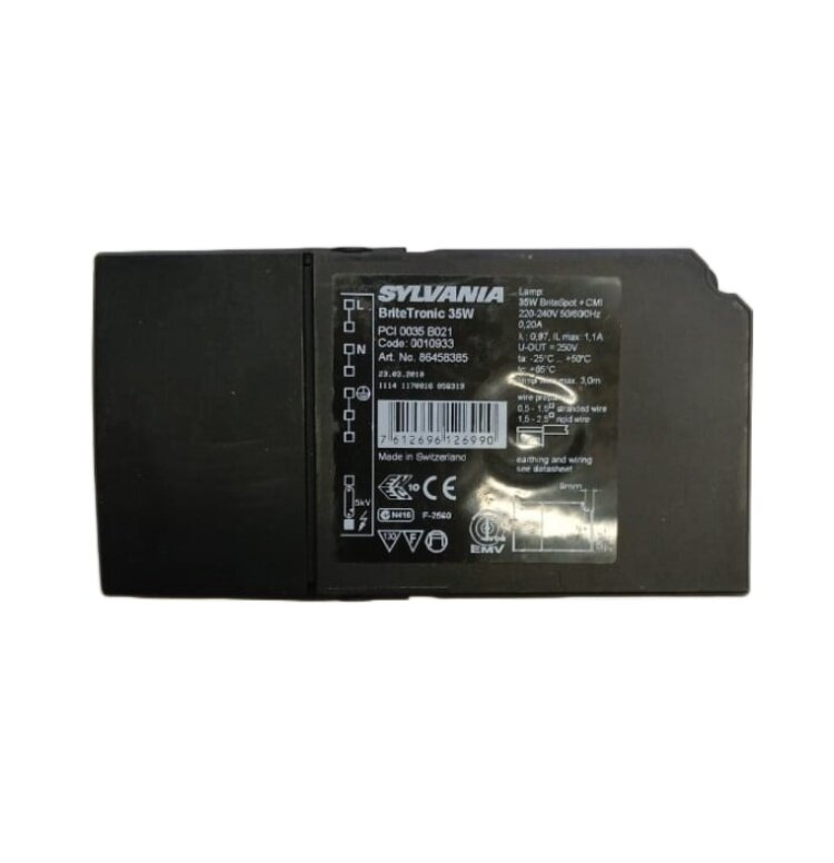 ЭПРА Sylvania BriteTronic 35 W 0010933 220-240v для металлогалогенных ламп 86458385