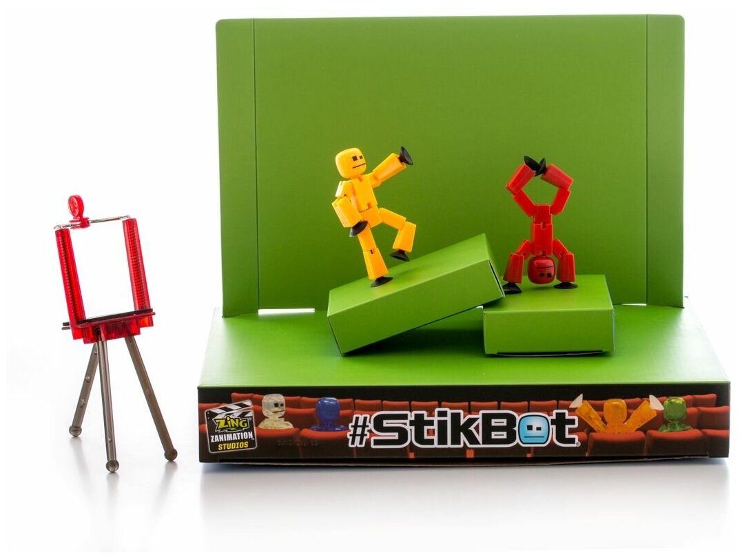 Игровой набор Stikbot "Студия PRO", Анимационная студия со сценой, TST617