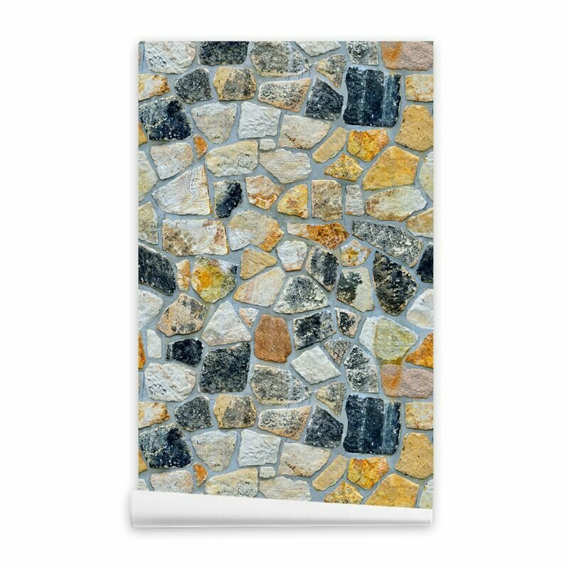 Винтажные наклейки для отделки стен с кирпичным узором