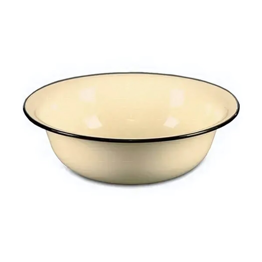 Таз эмалированный «СтальЭмаль» 7л, сталь с эмалевым покрытием, цвет в ассортименте