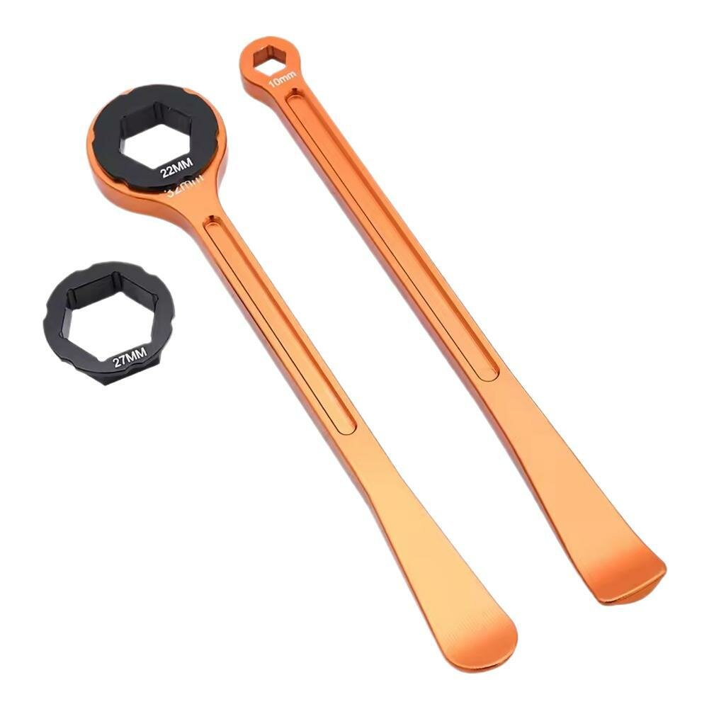 Набор инструментов для ремонта шин мотоцикла: полностью алюминиевый ключ для оси