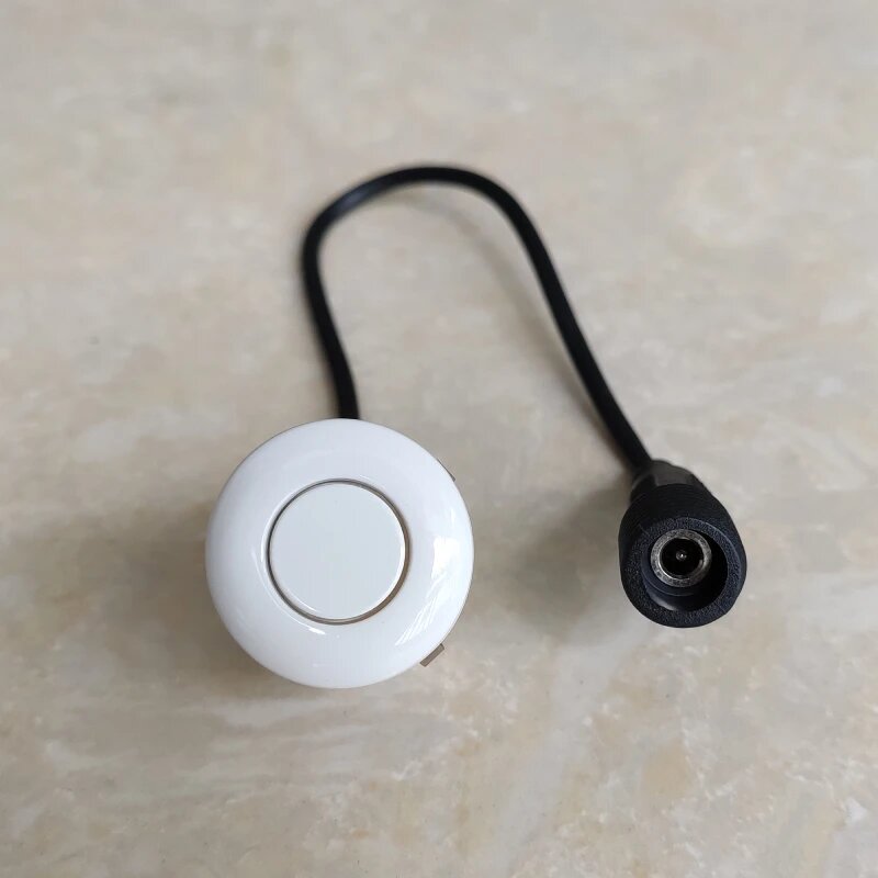 NuoYun автоматический датчик парковки NY 22 мм диаметр 21,5 мм Longhorn автомобильный ультразвуковой передний задний кабель 0,2 2,5 4 7 м реверсивный радар-детектор White 0.2m