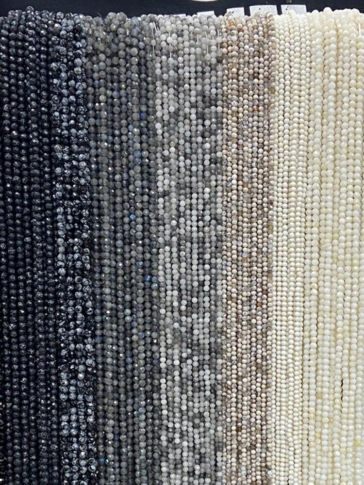 3 мм циркон небольшой размер натуральный камень граненые бусины