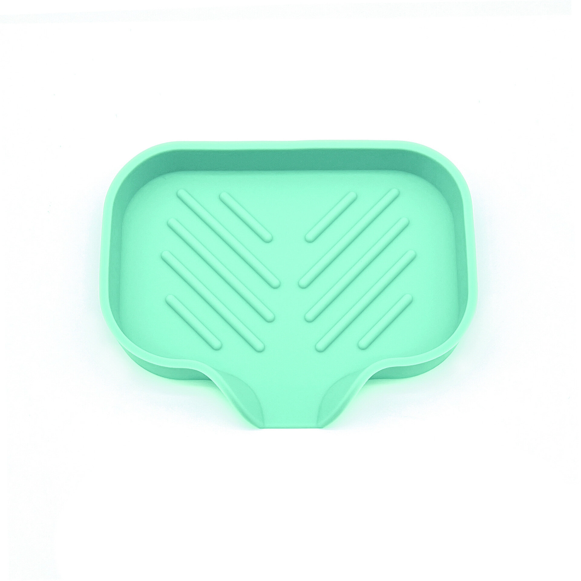 Силиконовый коврик для раковины от брызг, водонепроницаемый, не скользящий, малый размер, зеленый, кухонный аксессуар