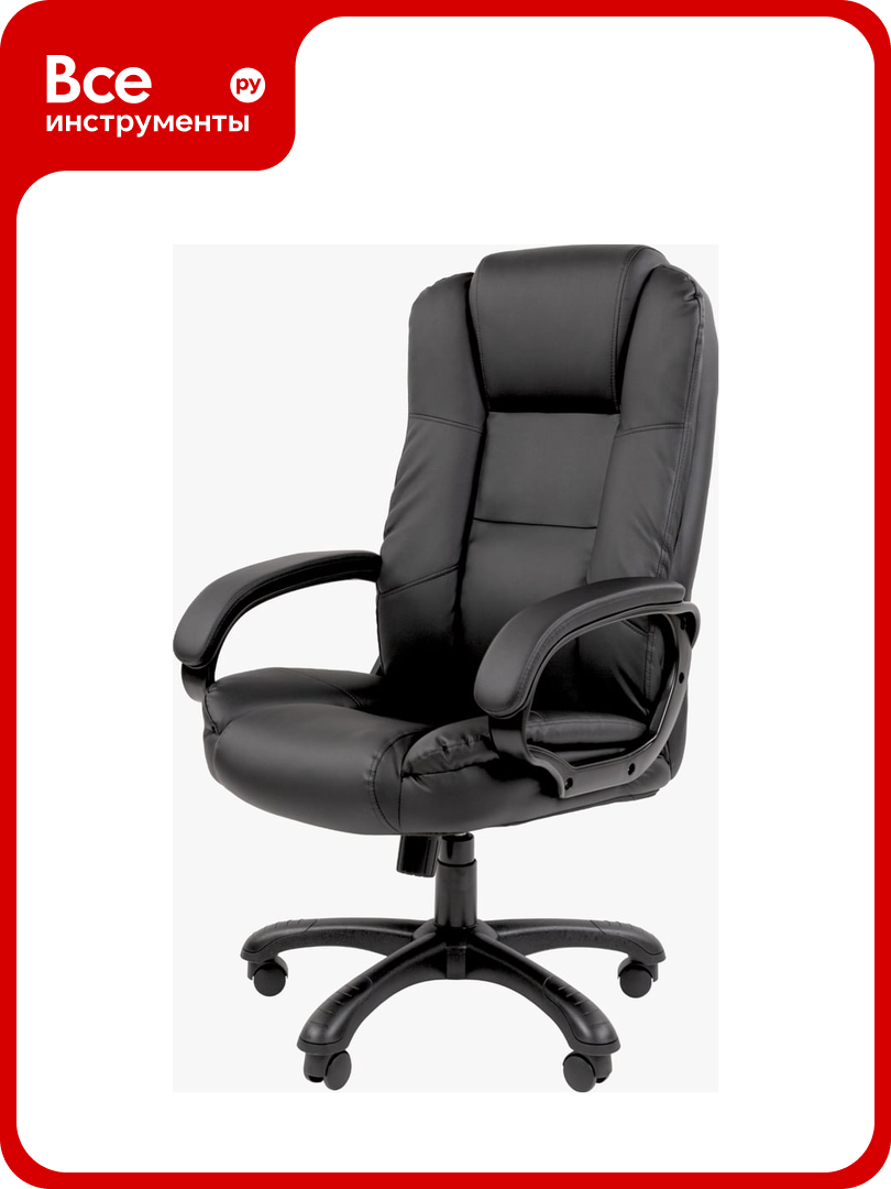 Офисное кресло CHAIRMAN 600 Россия экопремиум черный 00-07158658, для тех