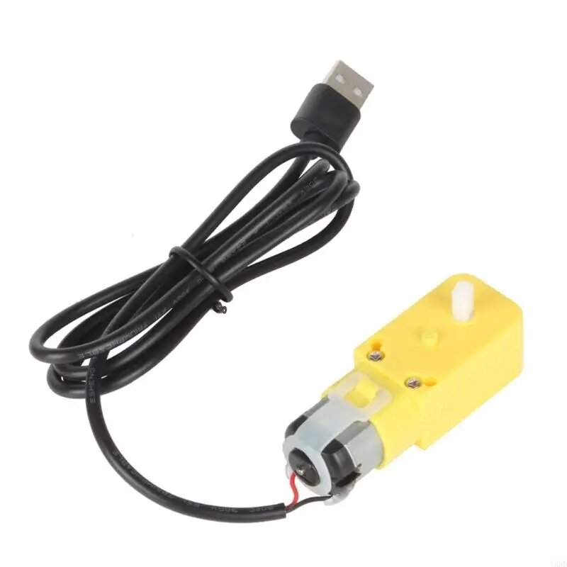 Пластиковый металлический мотор-редуктор LA001 DC5V 59RPM для 3D-принтеров
