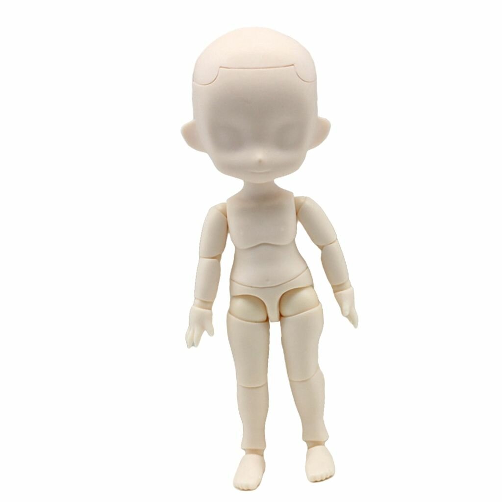 Игрушечная кукла с 12-точечным макияжем BJD - супер белая кожа