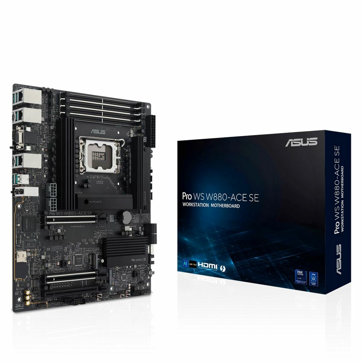 Материнская плата ASUS PRO WS W880-ACE SE, LGA1851, Intel W880, ATX, RTL (90MB1KV0-M0EAY0)