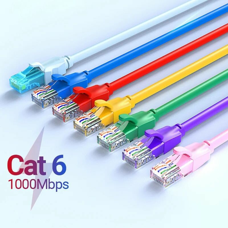 Сетевой кабель Ethernet Cat 6, сетевой кабель 4 витая пара, интернет-кабель UTP Cat 6 для маршрутизатора ноутбука Ethernet RJ45
