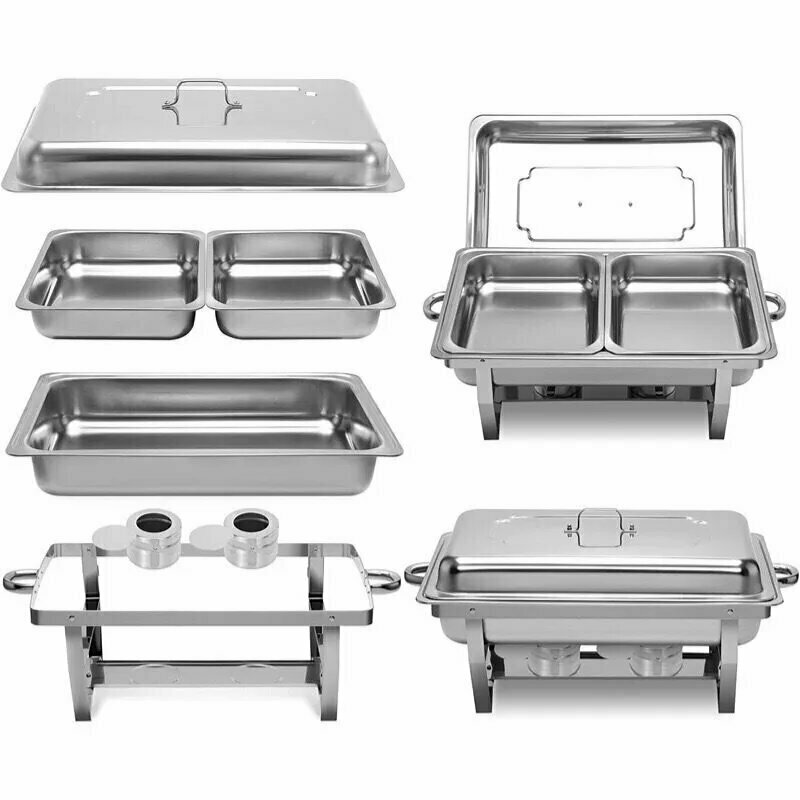 Мармит U955, нержавеющая сталь, с подогревом, геометрический дизайн, 11л