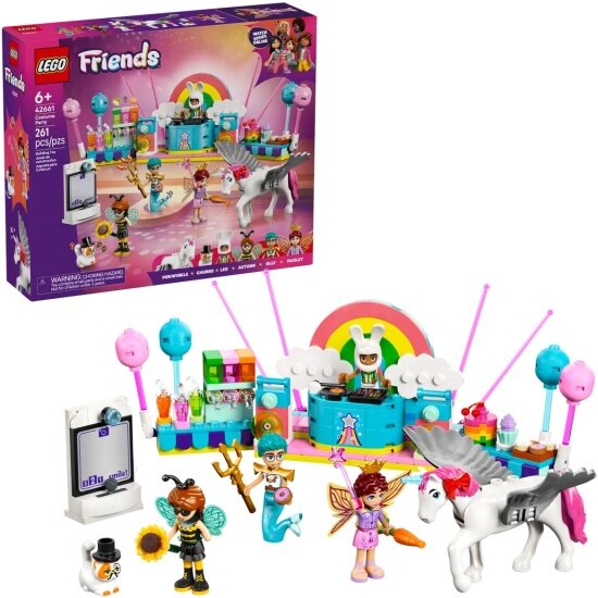 Конструктор Lego Friends 42661 Костюмированная вечеринка с Единорогом и Феей